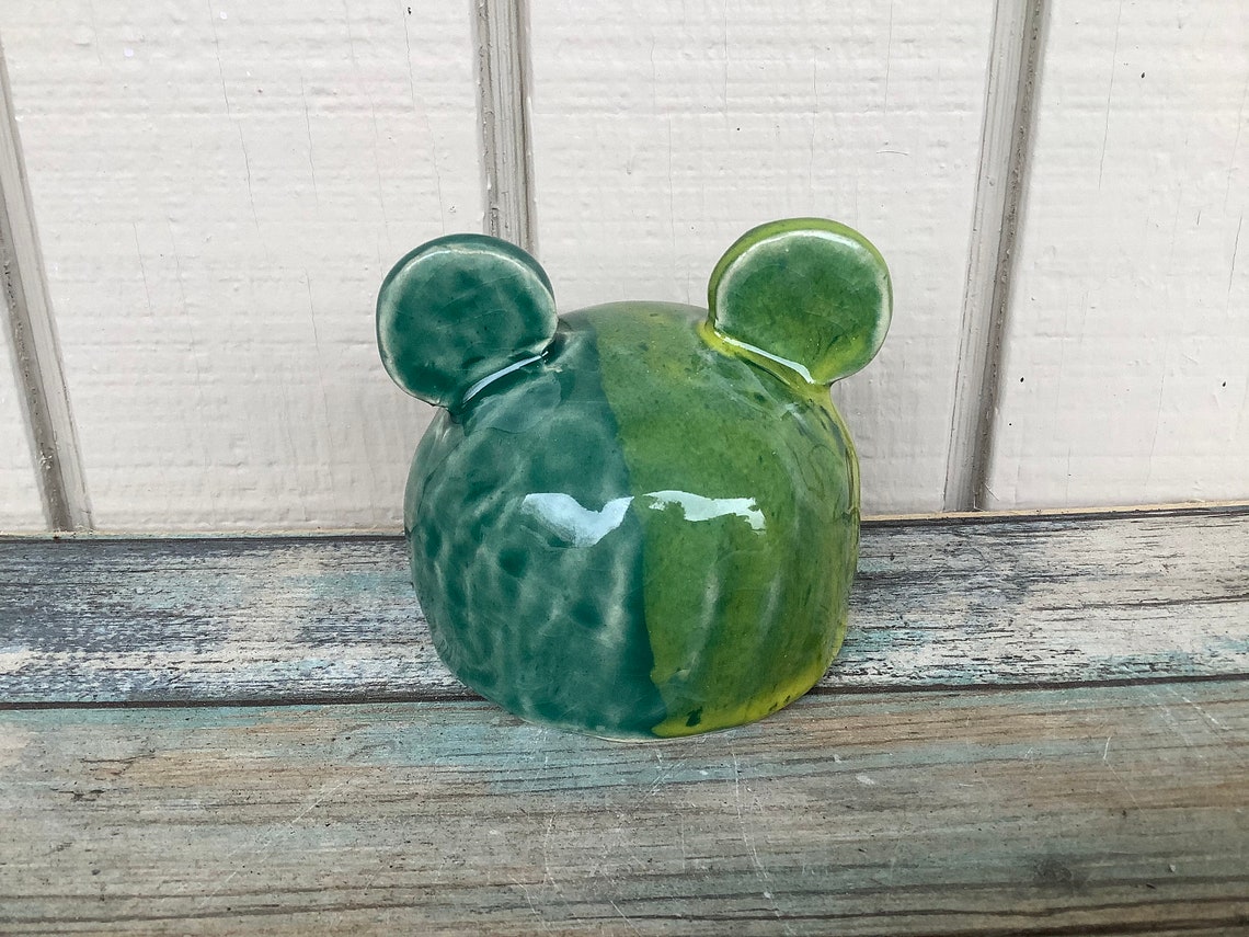 Betta Fish Tank Decor - Green Ceramic Fish Cave Small - Betta Hide ...
