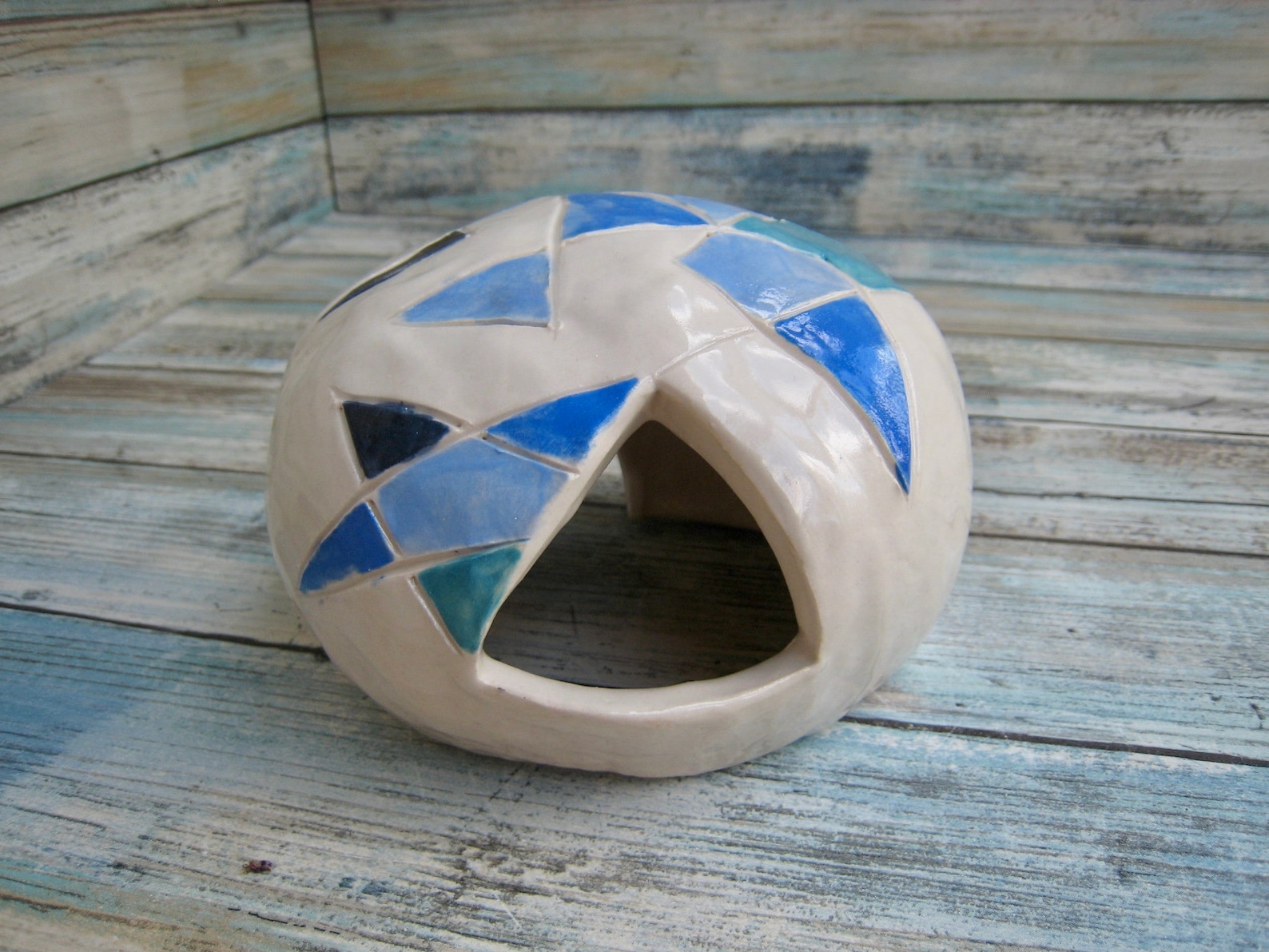 Aquarium Decor - Round Fish Cave - Aquarium Rock Cave - Fish Tank Decor ...