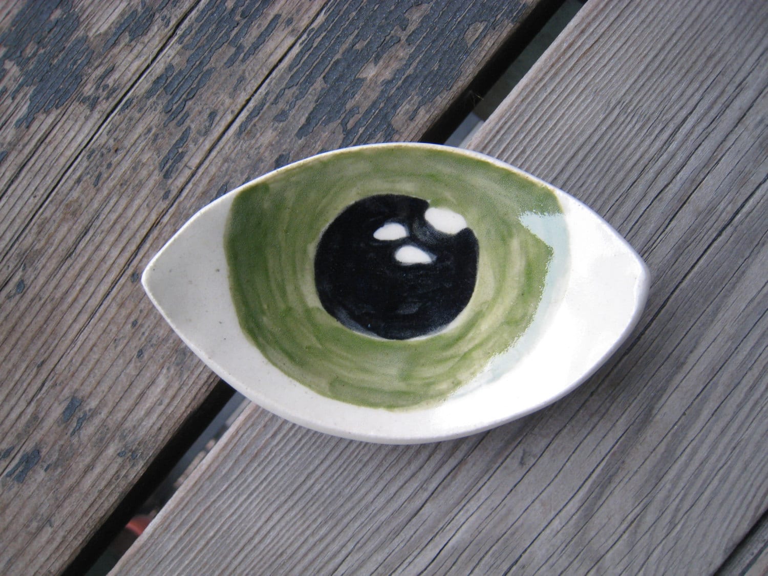 Ceramic Eye Dish MADE TO ORDER Surrealist Decor Ceramics | Etsy