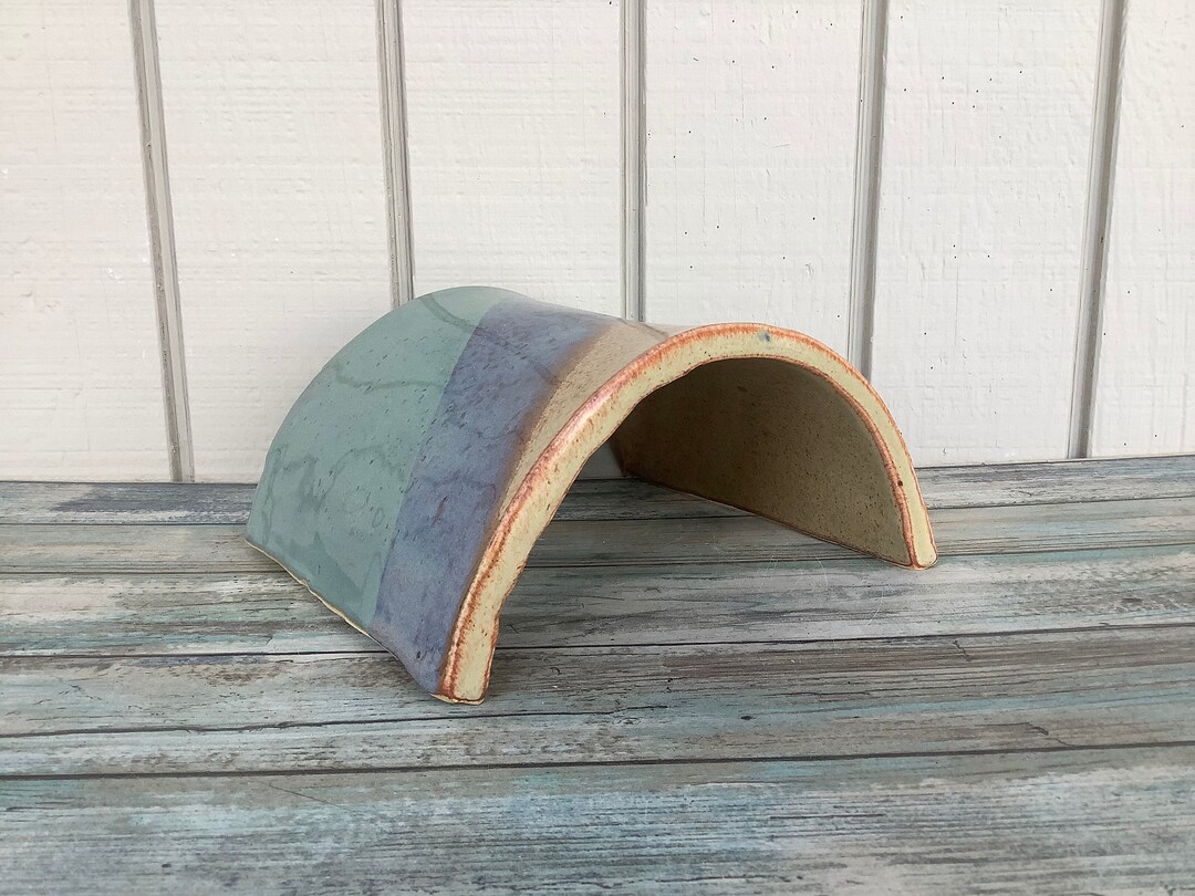 Reptile Log Tunnel Ceramic - Axolotl Aquarium Cave - Fish Tank ...