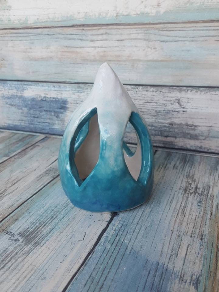 Ombre Fish Cave MADE TO ORDER You Choose Color Ceramic | Etsy