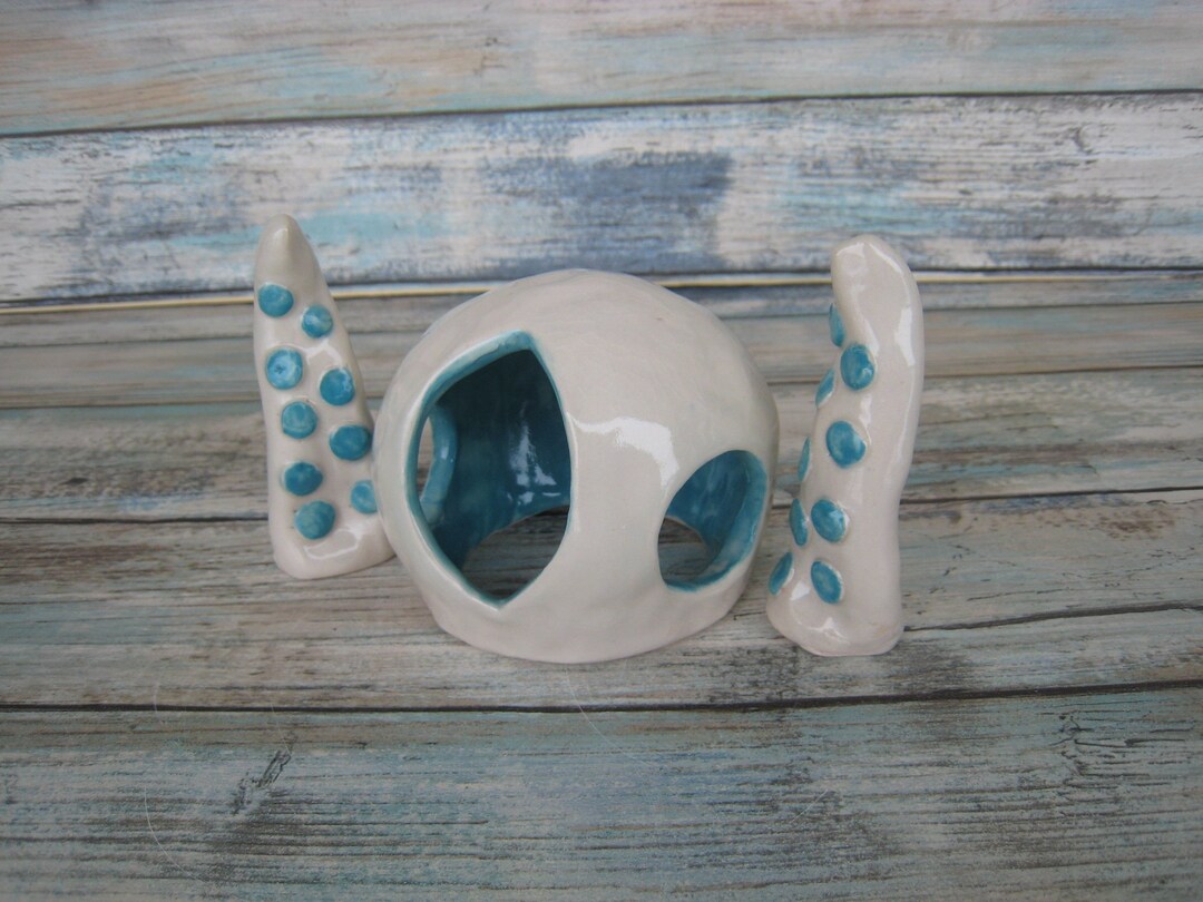 Tiny Sea Monster Sculpture - MADE TO ORDER - Fish Tank Decorations ...