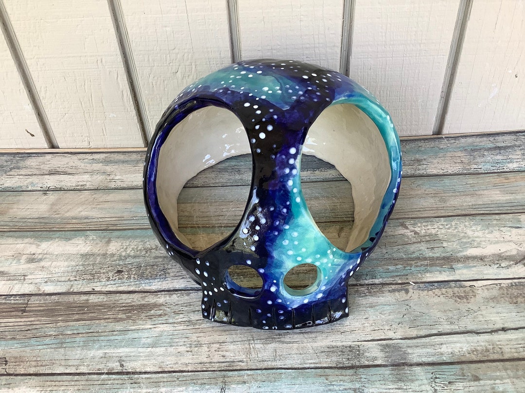 Axolotl Hide MADE TO ORDER - Aquarium Skull Cave Jumbo - Ceramic Fish ...