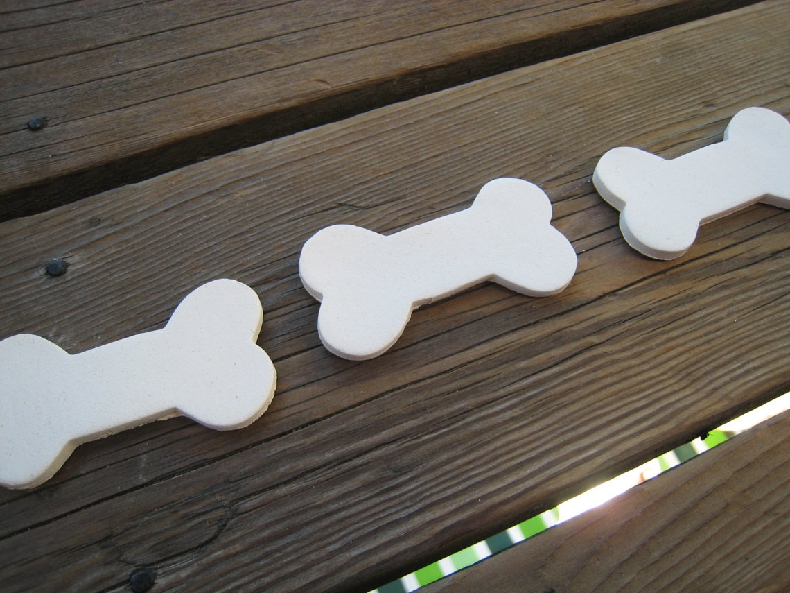 Ceramic Dog Bones 20 Dog Bone Blanks Dog Crafts Decorate - Etsy