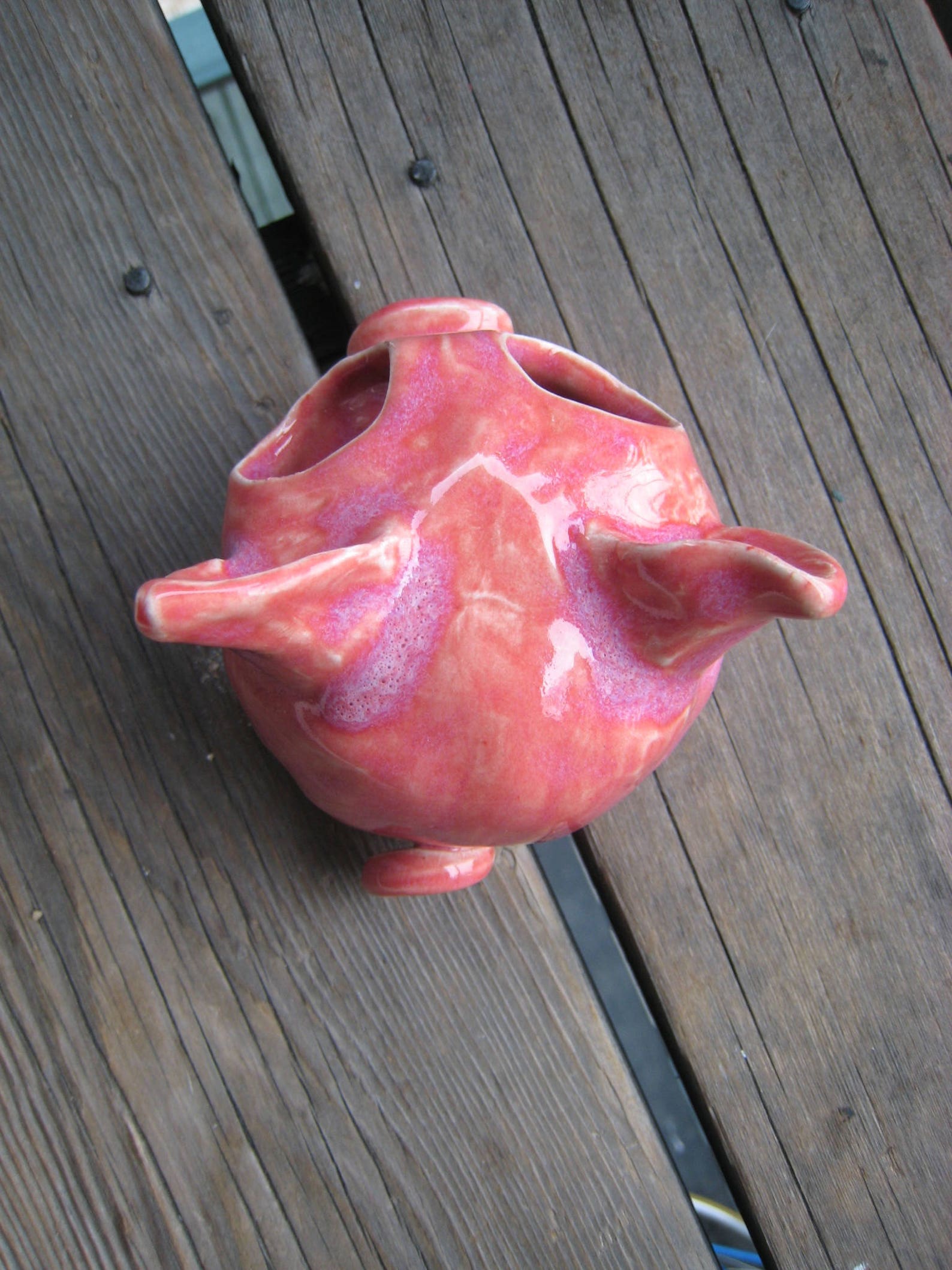 Pink Piggy Aquarium Cave - MADE TO ORDER Limited Run - Betta Fish Hide ...