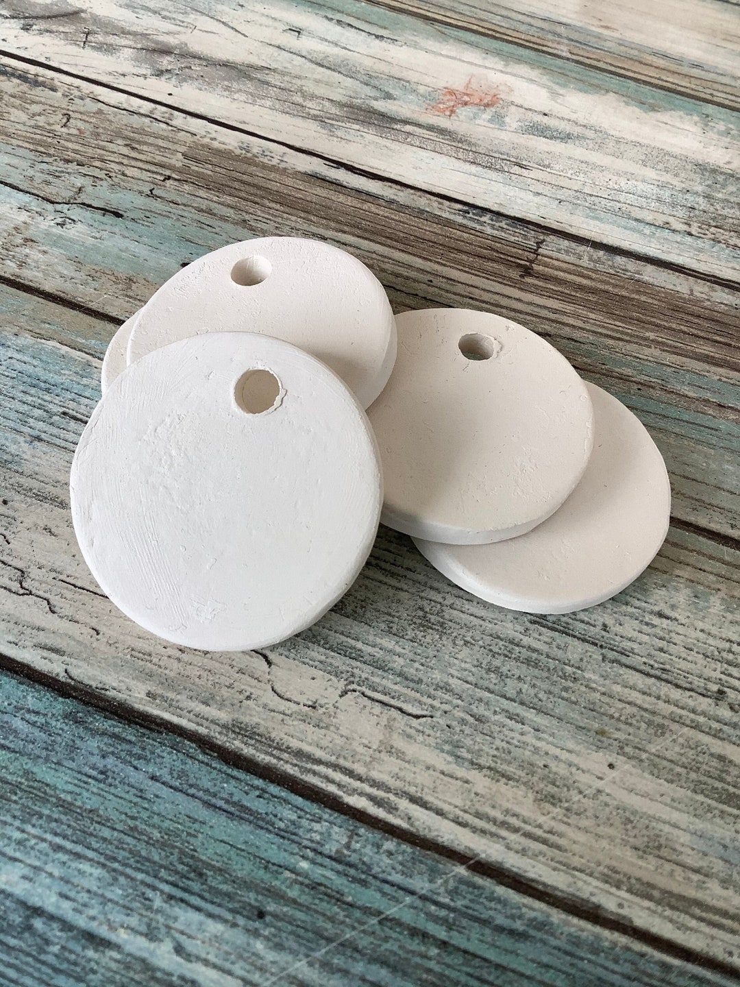 Ceramic Tags Round - 100 Blank Circle Tags White - Set of 100 - Wedding ...