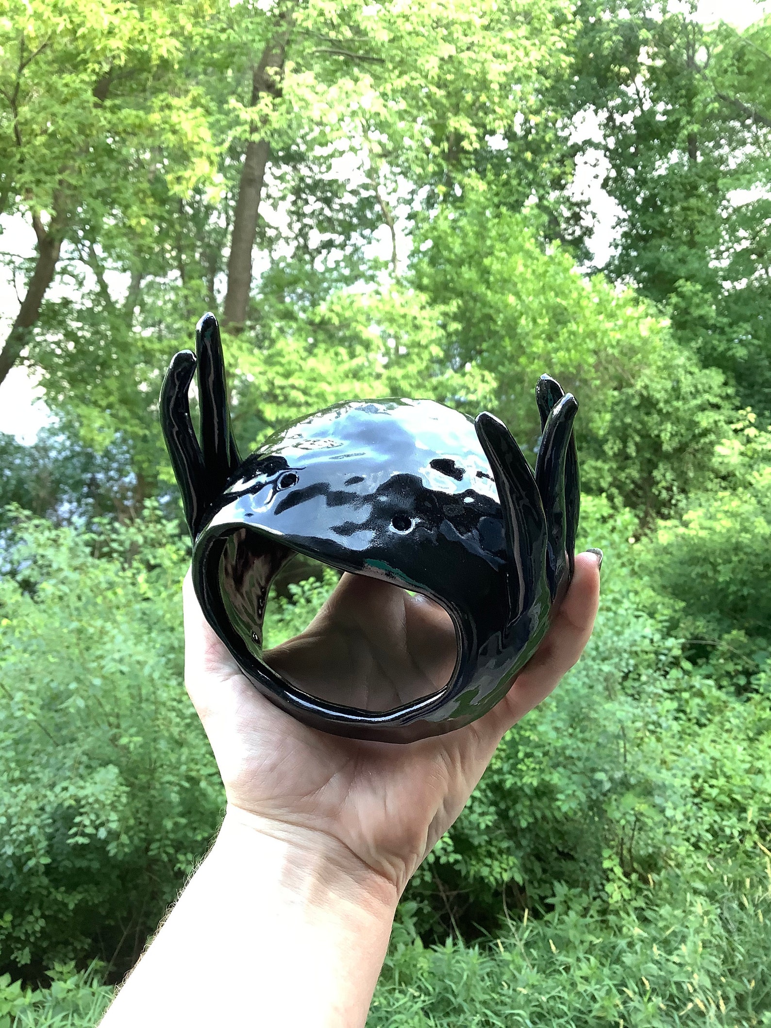 Axolotl Sculpture 5 Inch Hideout MADE TO ORDER Ceramic - Etsy