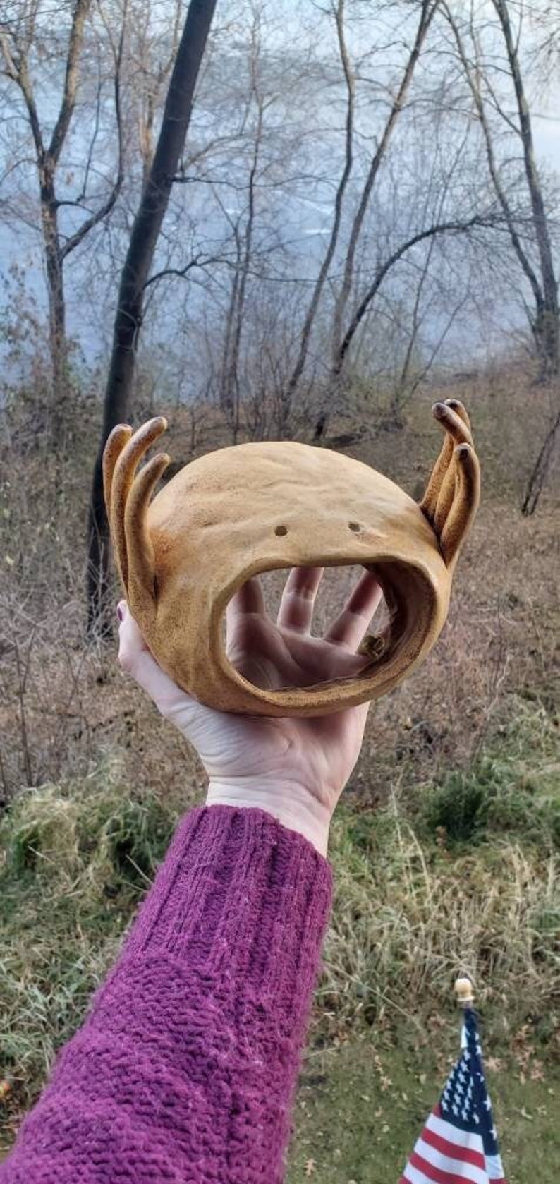 Axolotl Sculpture 5 Inch Hideout MADE TO ORDER Ceramic - Etsy