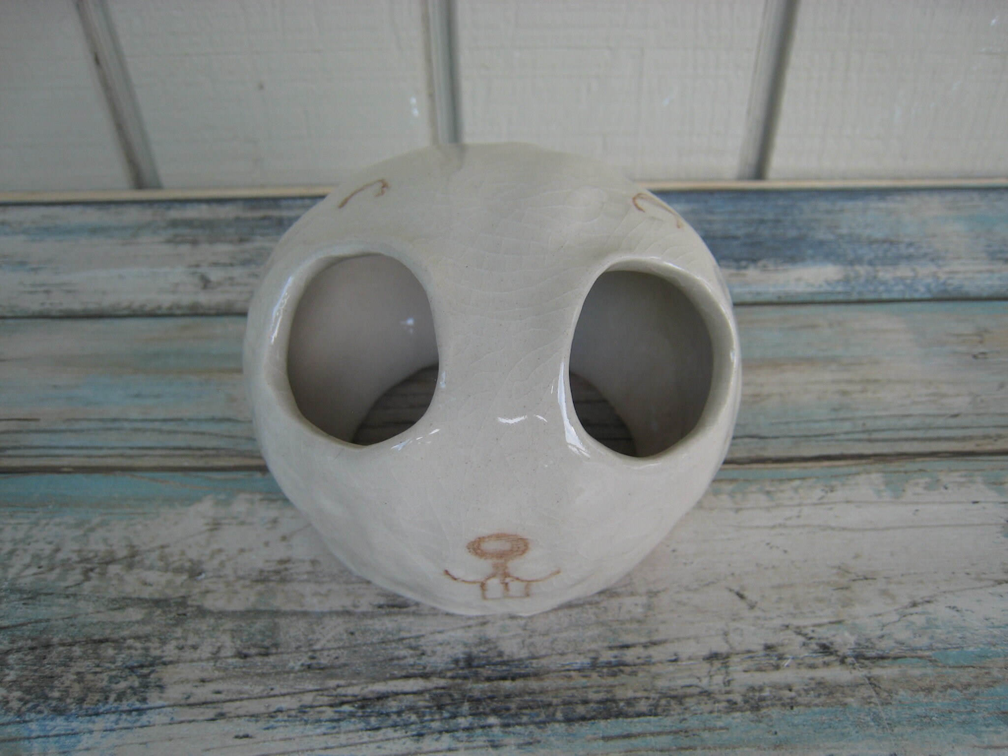 Little Beaver Betta Cave Betta Fish Tank Decor Ceramic | Etsy