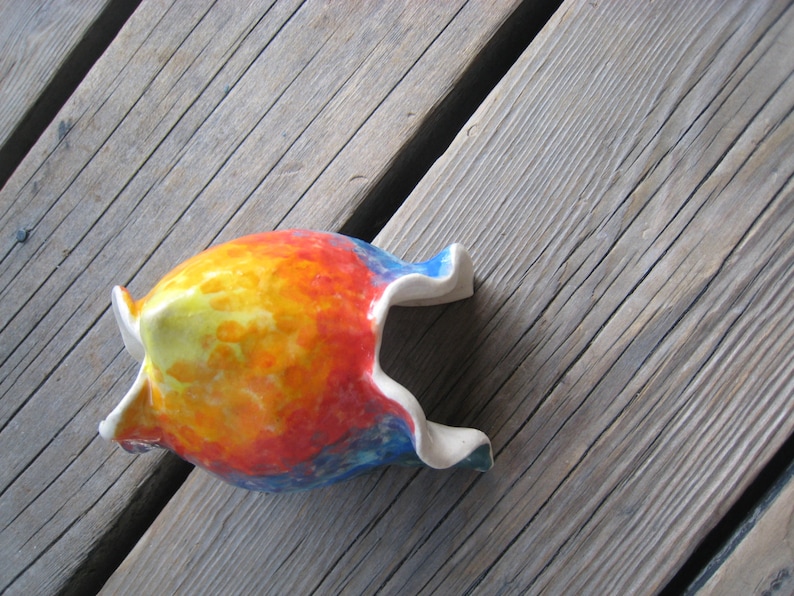 Ceramic Pointed Fish Cave MADE TO ORDER - Aquarium Decoration - Faerie ...