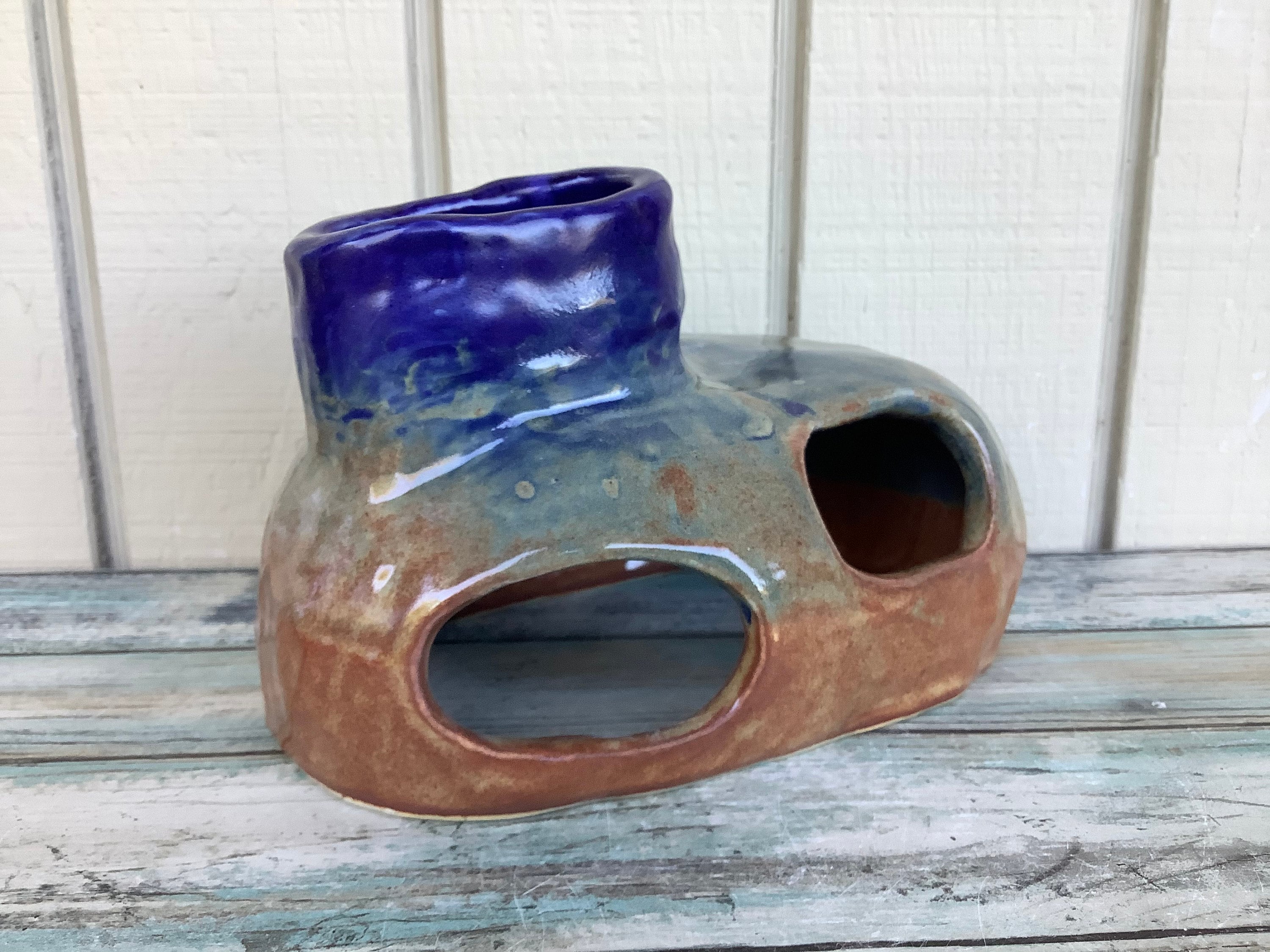 Ceramic Reptile Tank Decor Aquarium Cave Fish Tank | Etsy