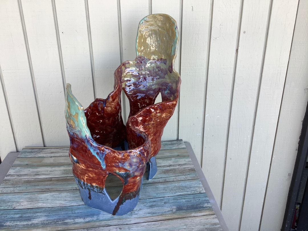 Aquarium Cave - Ceramic Fish Cave Extra Large - Large Reptile Hide ...