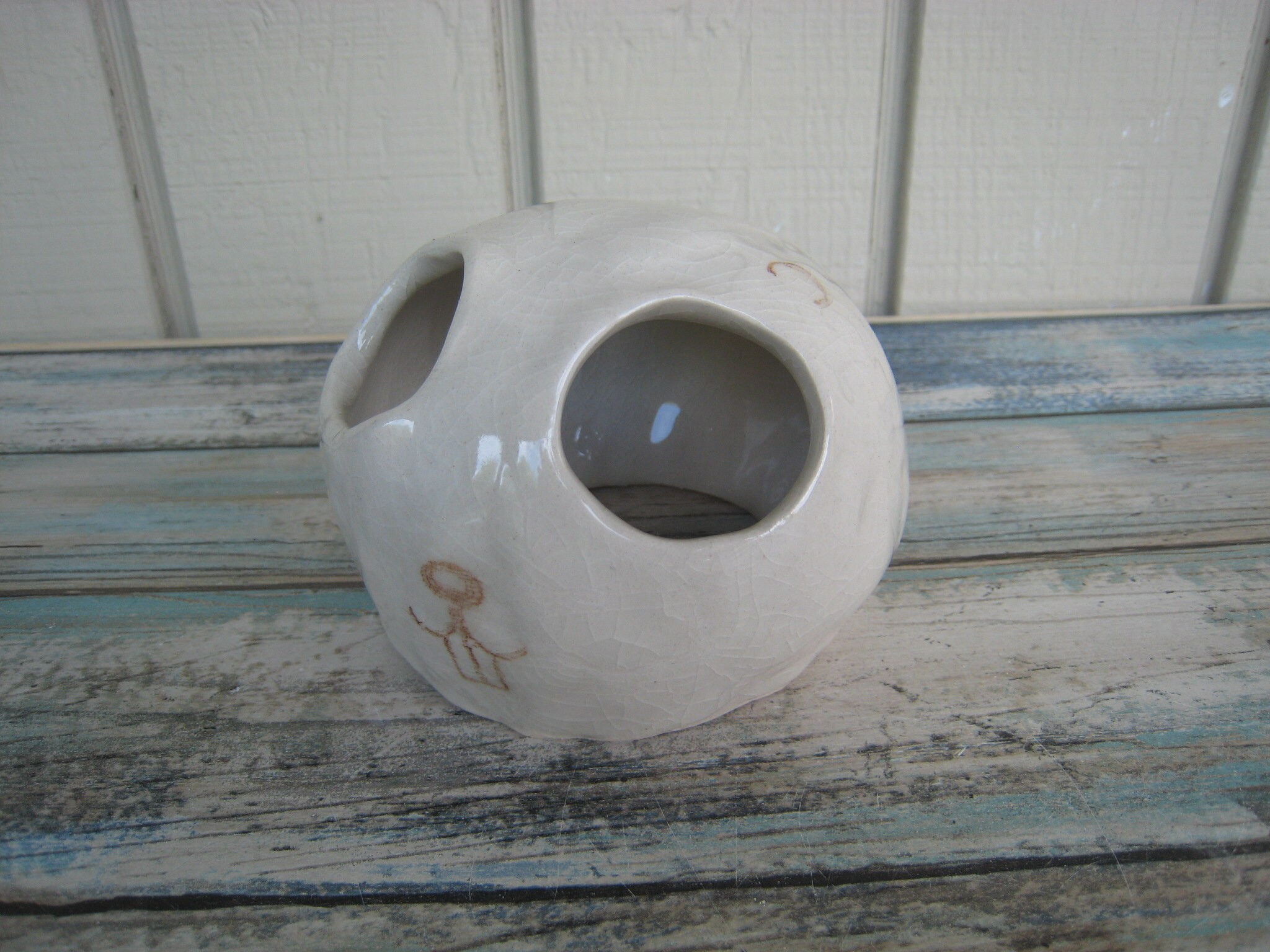 Little Beaver Betta Cave Betta Fish Tank Decor Ceramic | Etsy