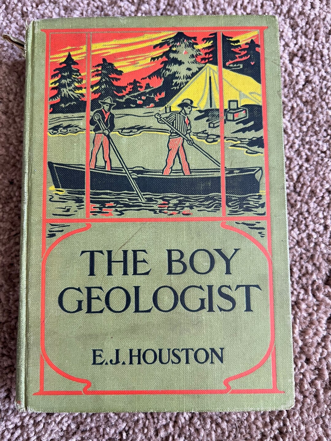 The Boy Geologist by EJ Houston, Illustrated by Herbert Pullinger. 1907 ...