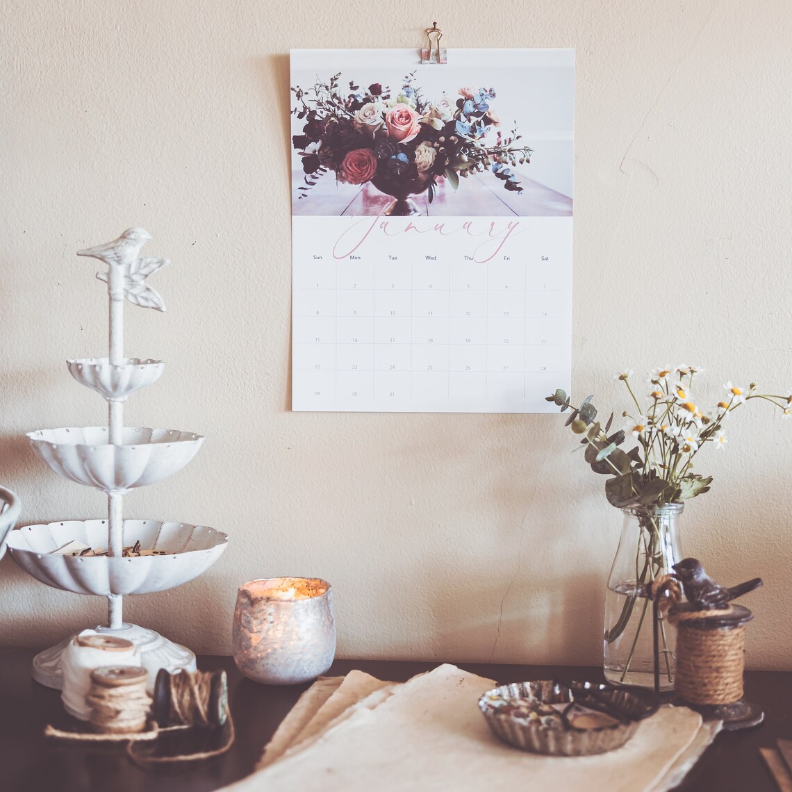 2023 Photoshop Calendar Template Letter Size Calendar - Etsy