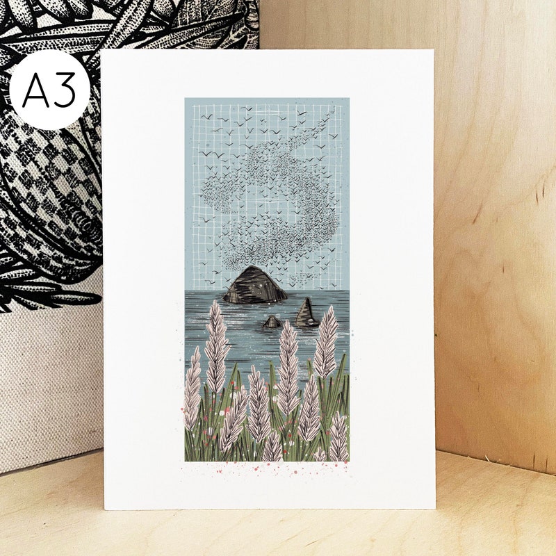 Starling Bird Prints - Etsy UK