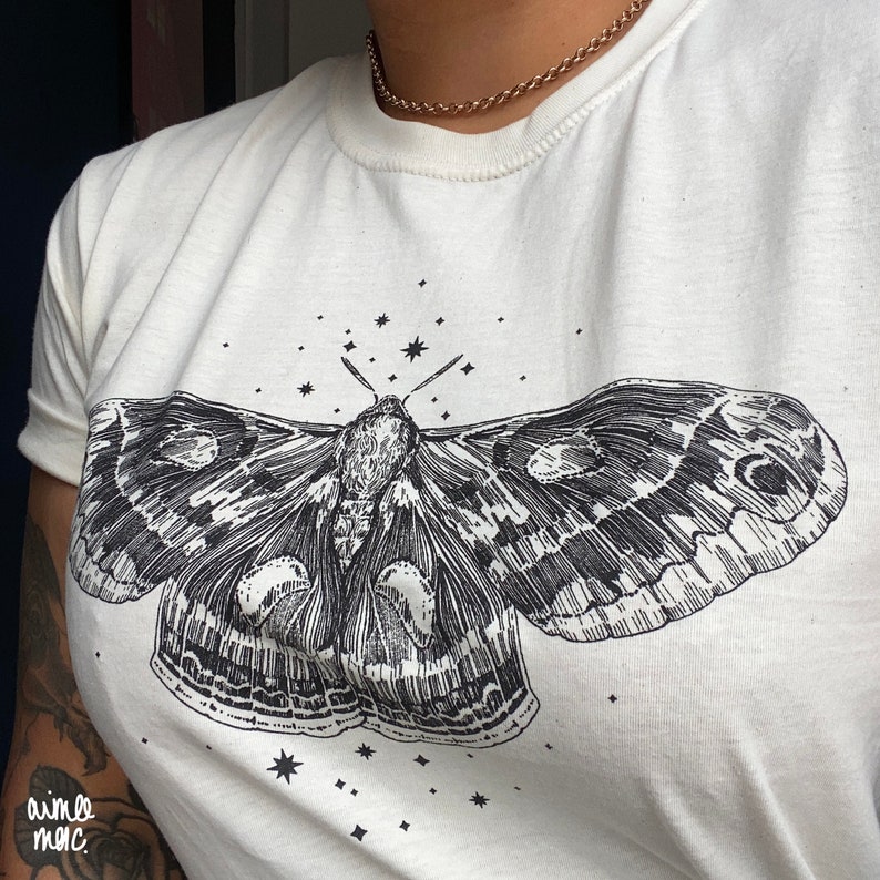 Cecropia Moth Shirt Moth Print T-shirt Tattoo Shirt Bug - Etsy
