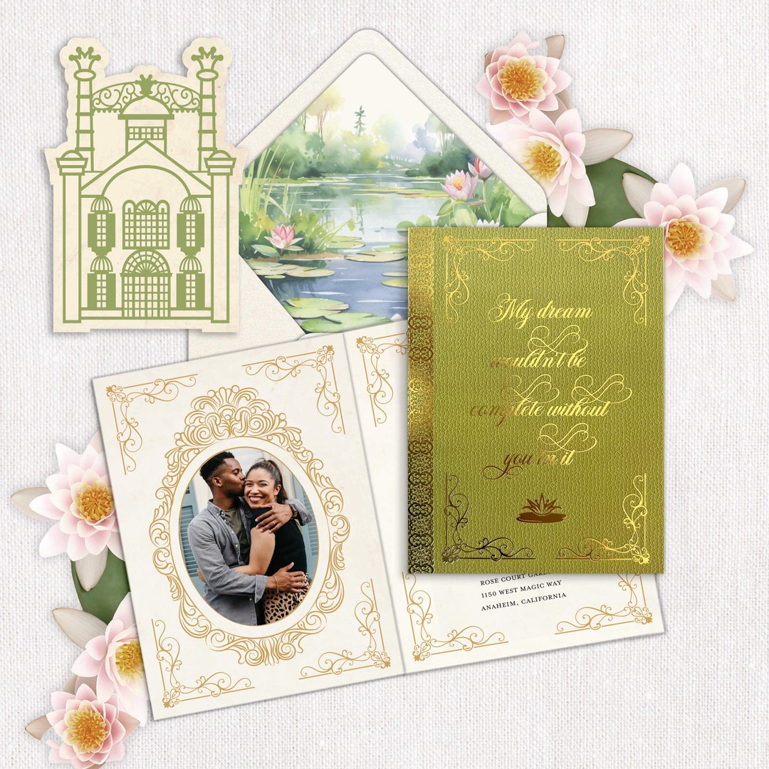Princess & Frog Wedding Invitation. the Perfect Invitation for a ...