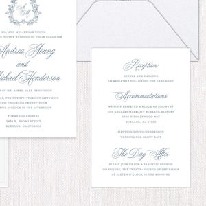 Rococo Invitation | Vintage Fairytale Wedding Invitation | Ornate ...