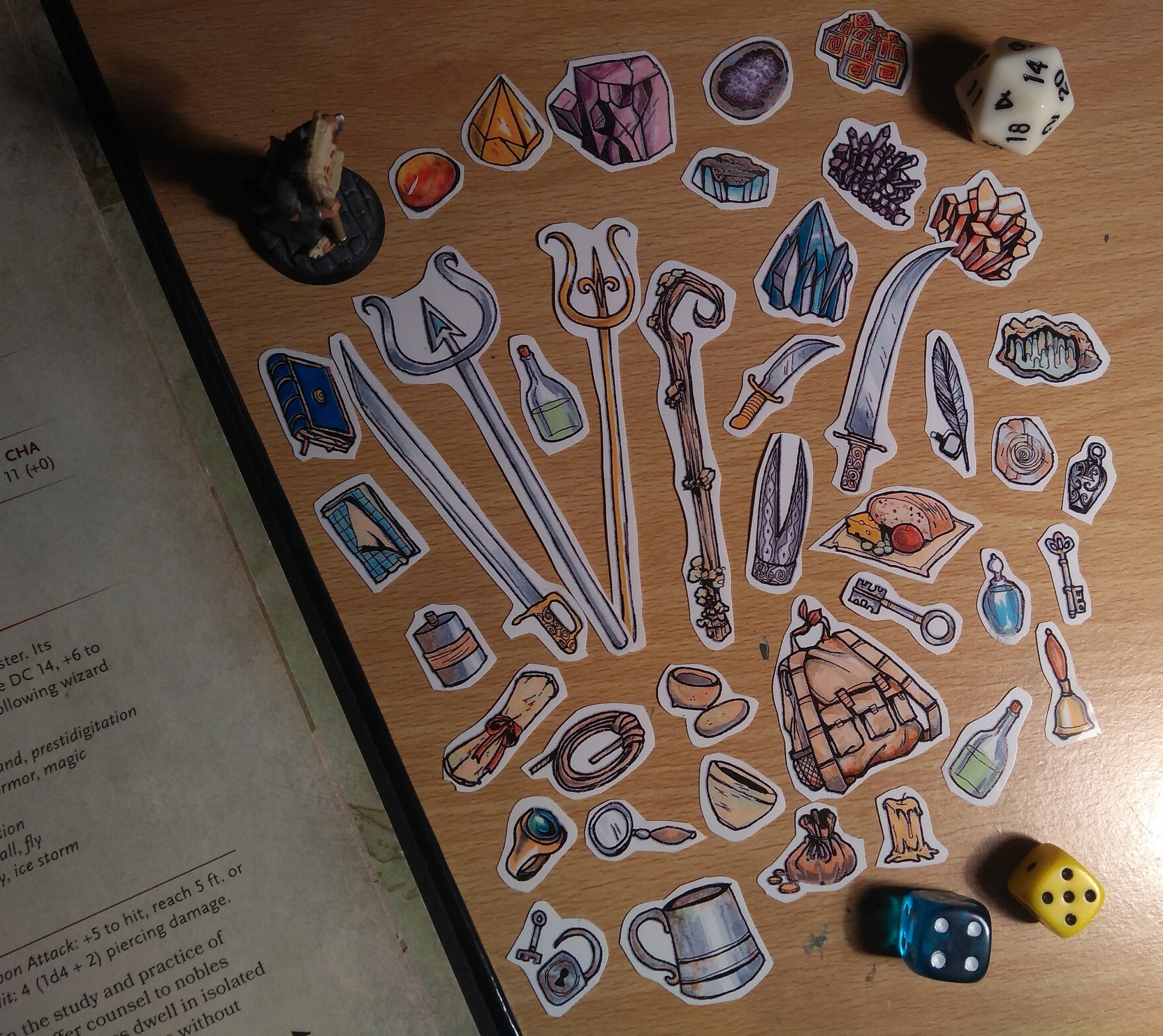 Adventure RPG stickers dnd stickers D&D stickers | Etsy