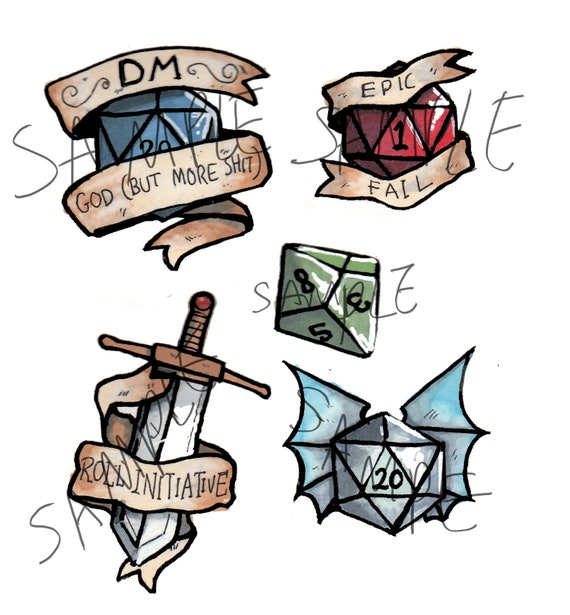 Paper & Party Supplies Journal Sticker Laptop Stickers D&D. Dnd Gifts ...