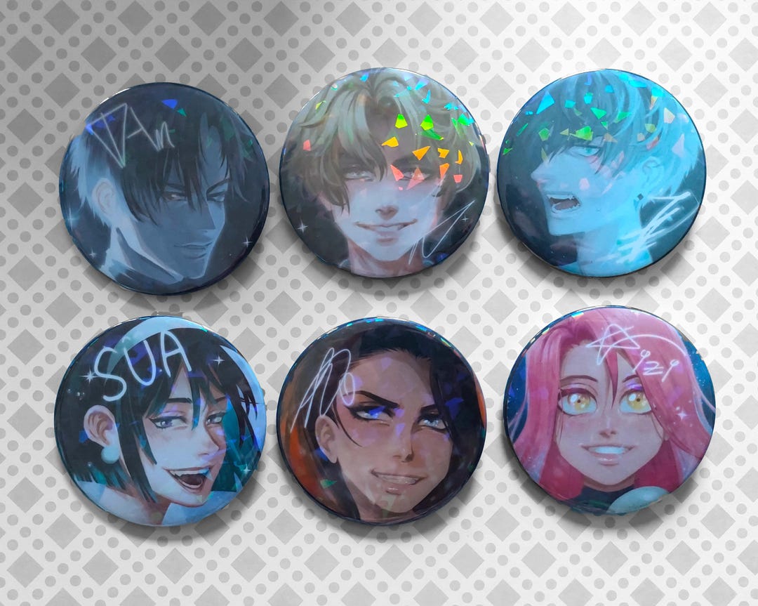 Alien Stage [ALNST] Holographic 7.5cm Badge, Sua, Hyuna, Mizi, Till ...