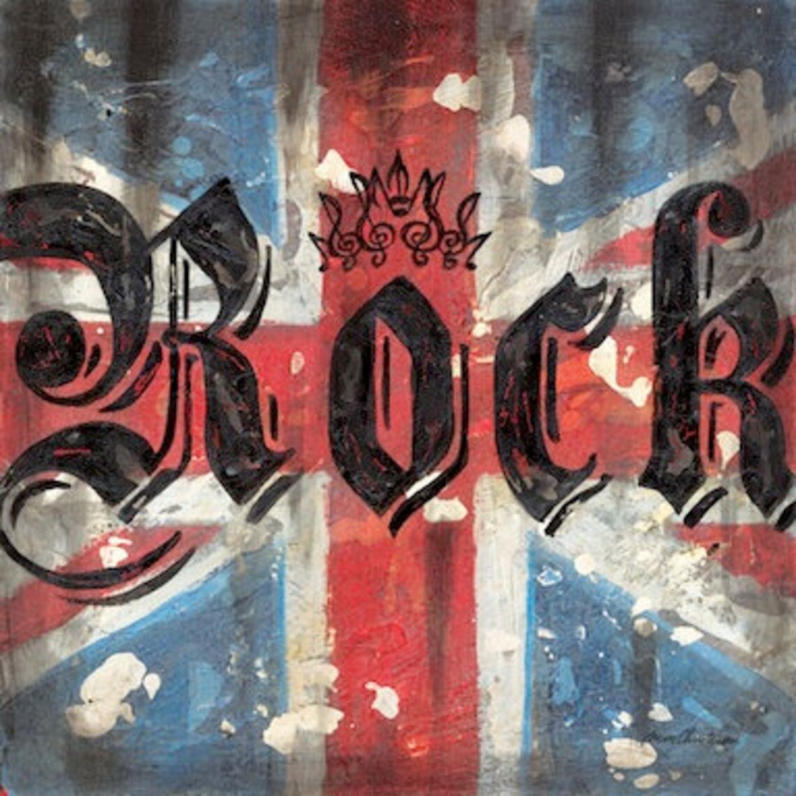 Rock Union Jack Brit Flag Music Wall Art by Aaron Christensen - Etsy