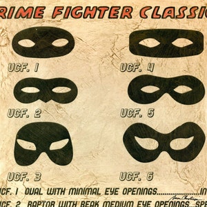 Superhero Wall Art Custom Crime Fighter Mask Wall Art by - Etsy