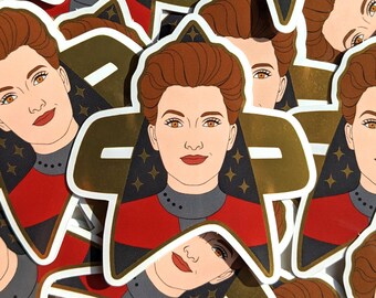 Captain Janeway Sticker - Etsy