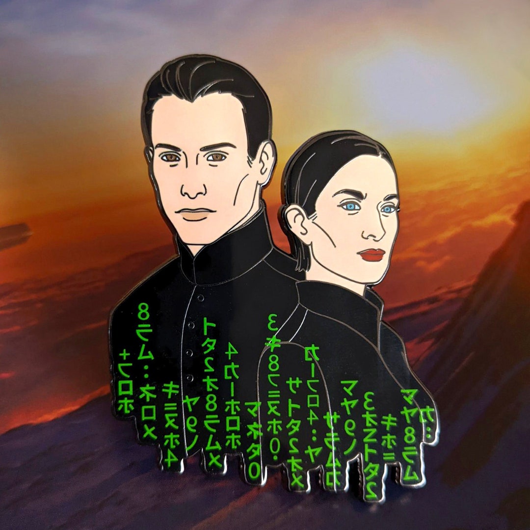 Matrix Enamel Pin - Etsy