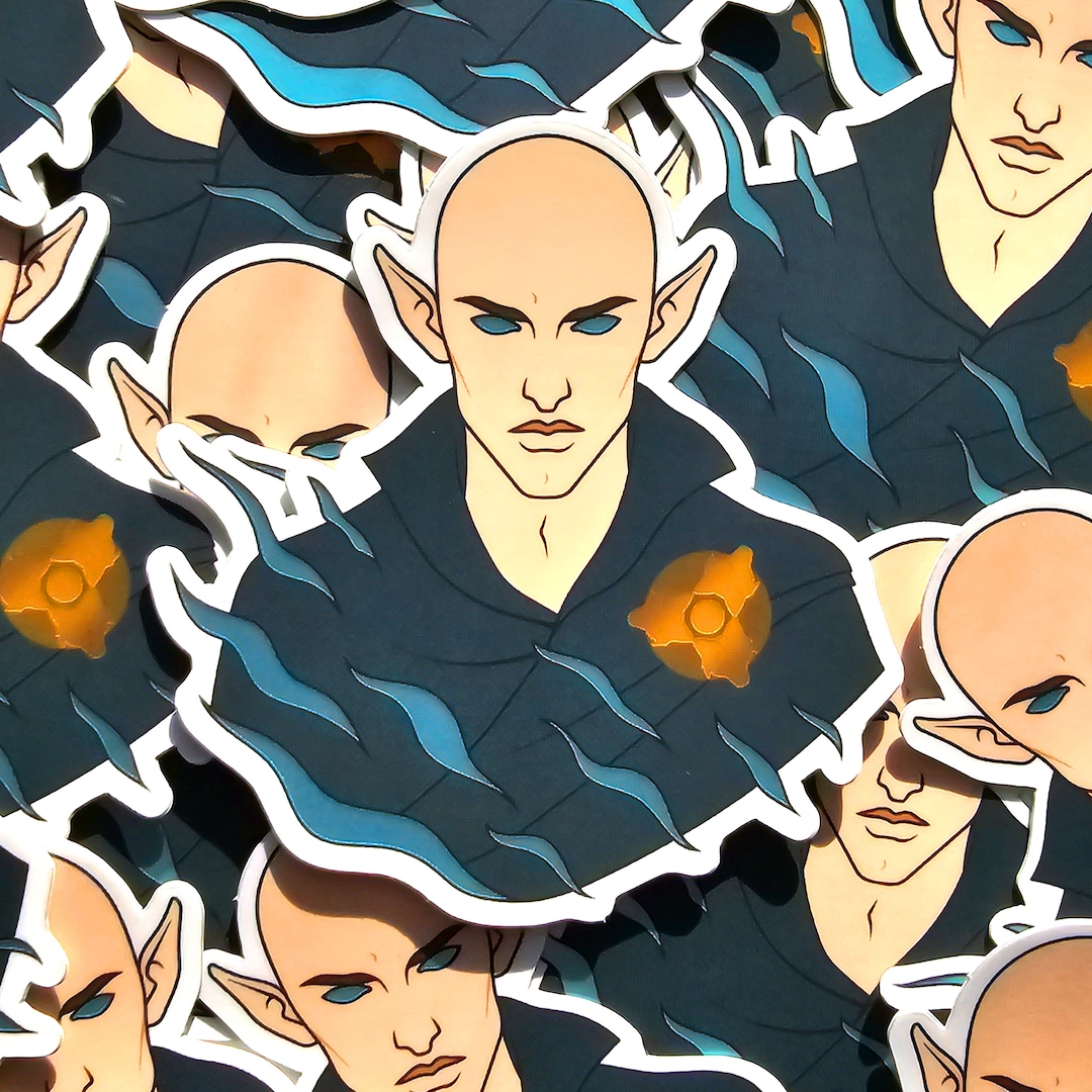 2.8" Solas Dreadwolf Teal Sticker - Etsy