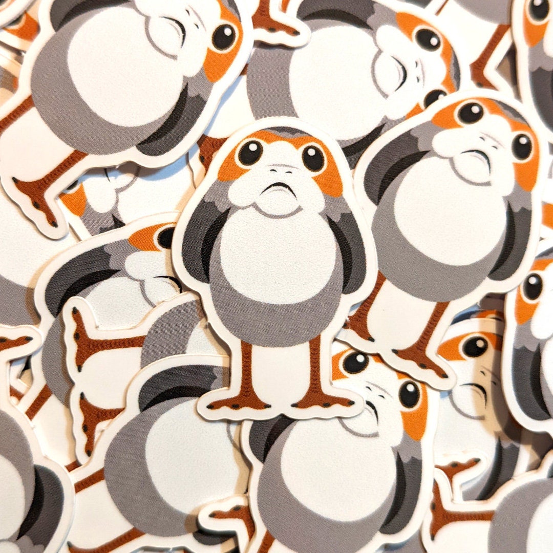 2" Porg Sticker - Etsy