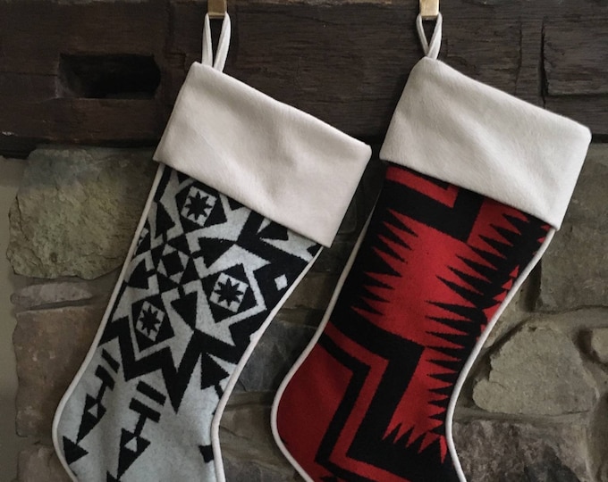 Pendleton® Christmas Stocking Glacier National Park Blanket Lodge ...