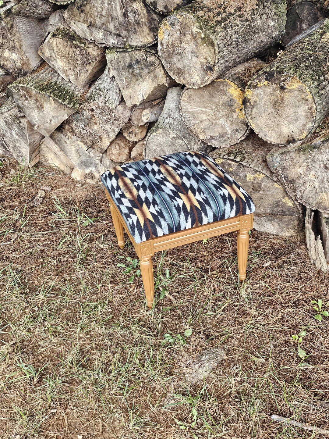 Wyeth Trail Make up Bench Stool Foot Stool - Etsy