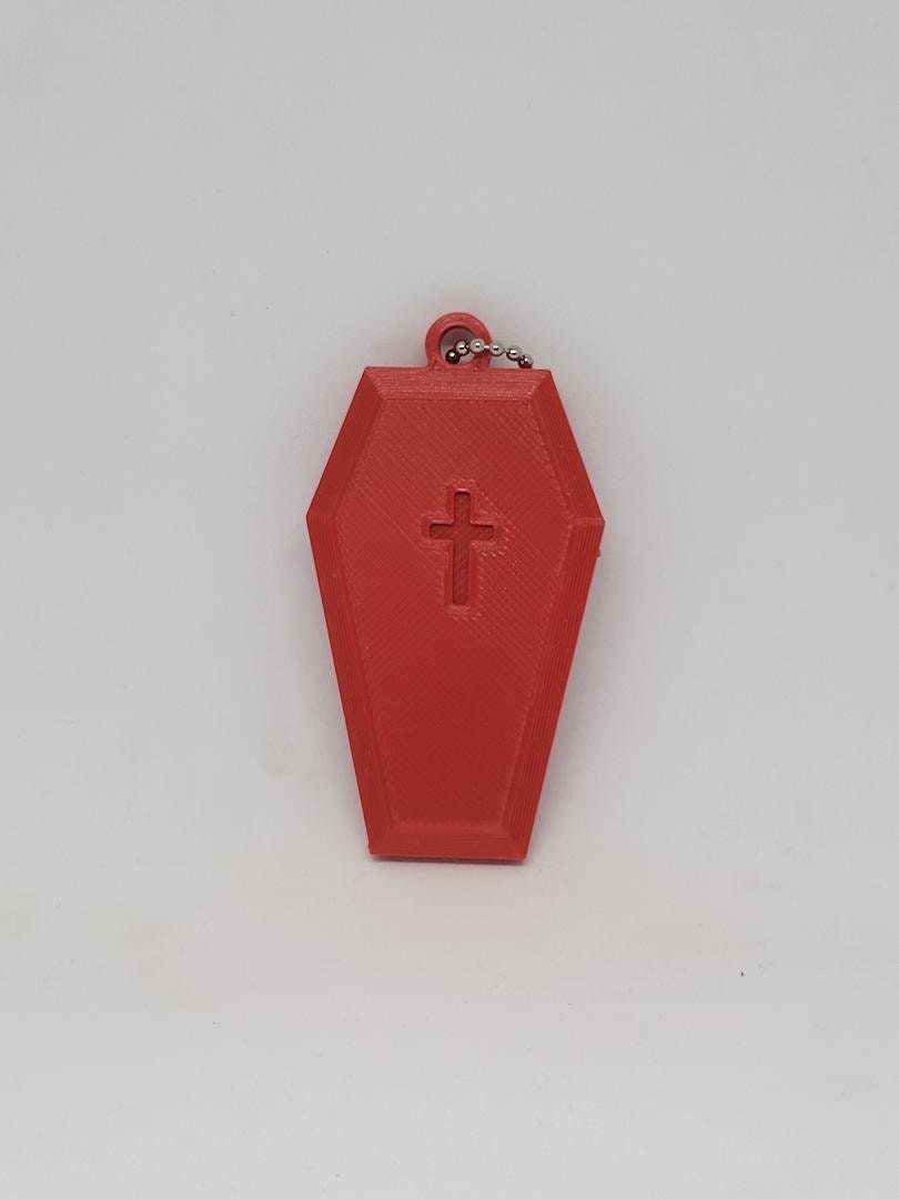 Coffin Key Chain - Etsy