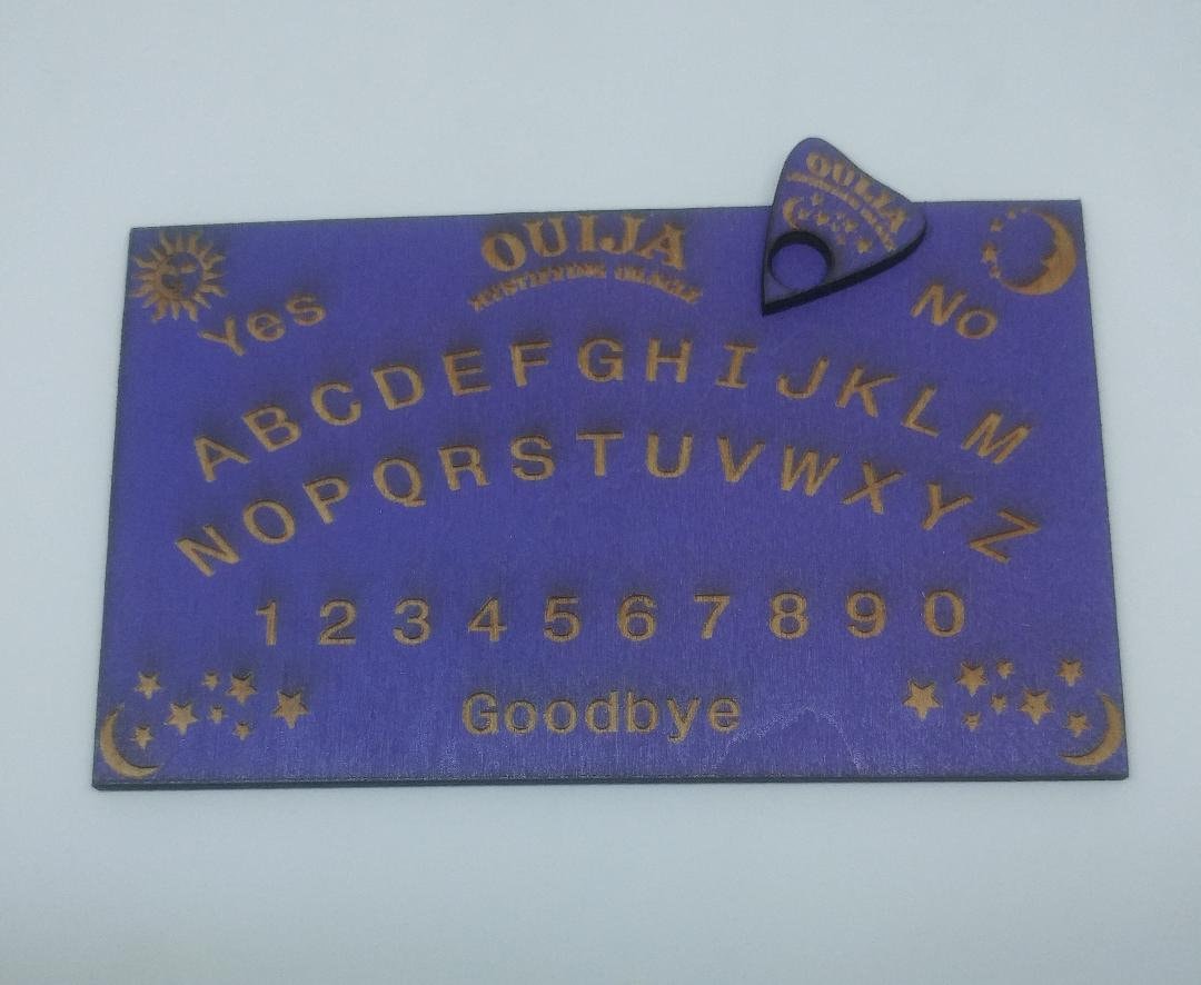Mini Travel Ouija Board With Planchette - Etsy