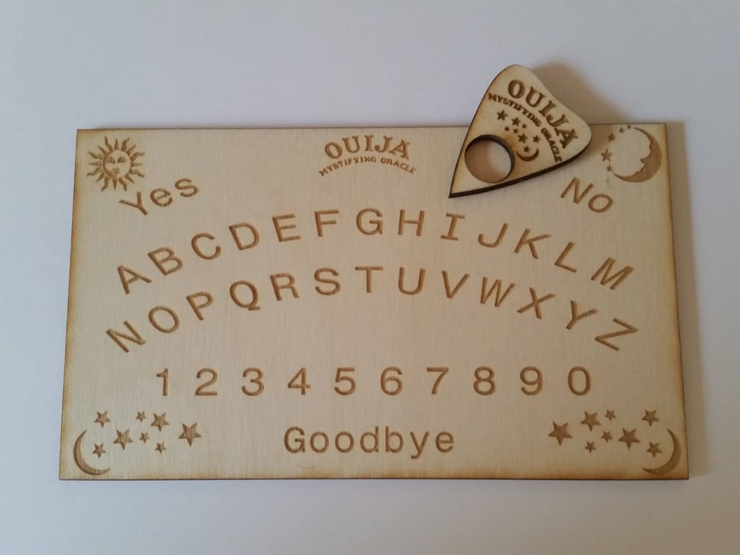 Mini Travel Ouija Board With Planchette - Etsy