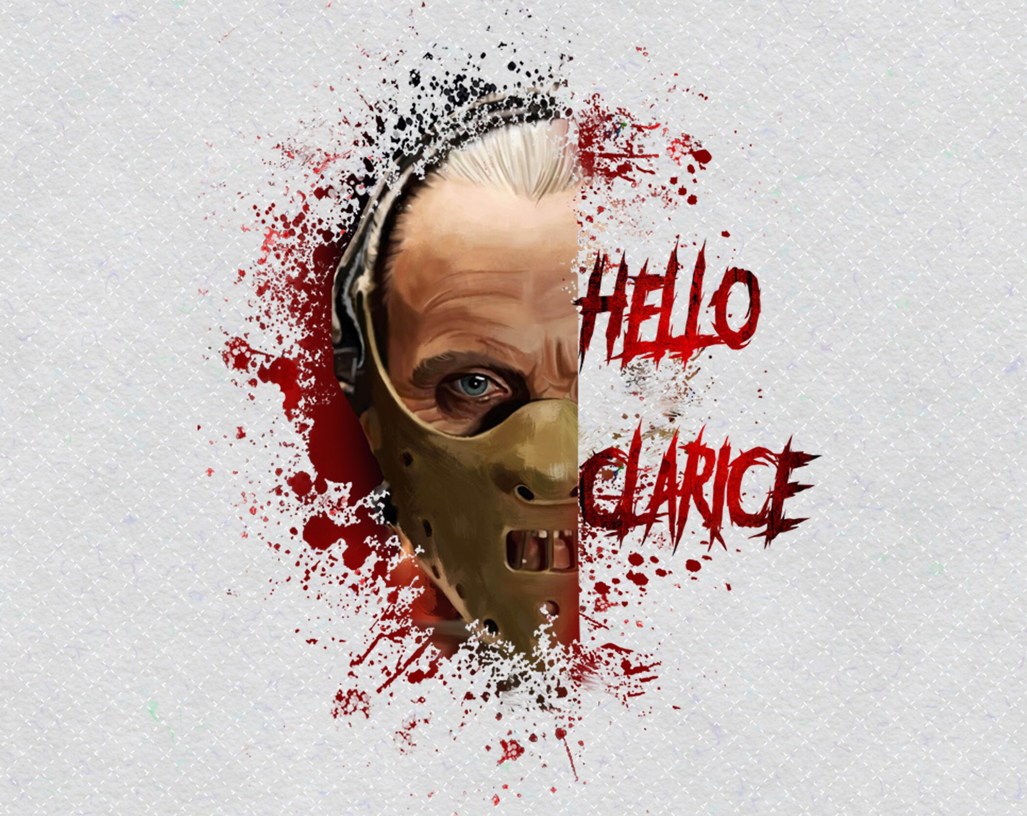 Hannibal Lecter Movies PNG Hello Clarice Movies Halloween | Etsy