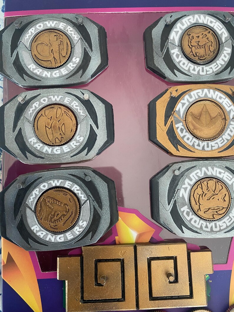 Power Rangers Lightning Collection Display Stands - Etsy