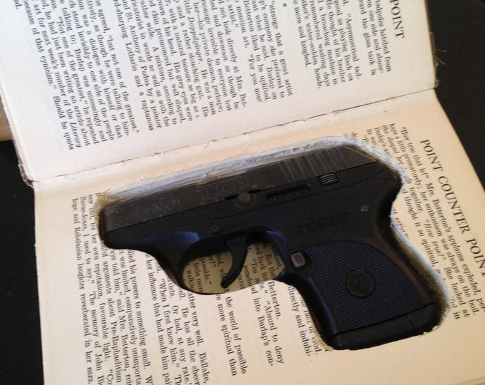Ruger LCP - Old Book Diversion Gun Safe - Etsy