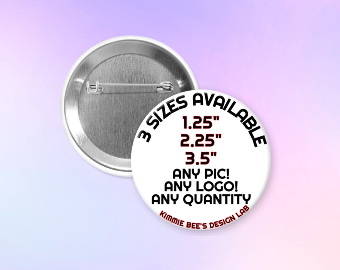 Custom Pin Button FREE SHIPPING - Etsy