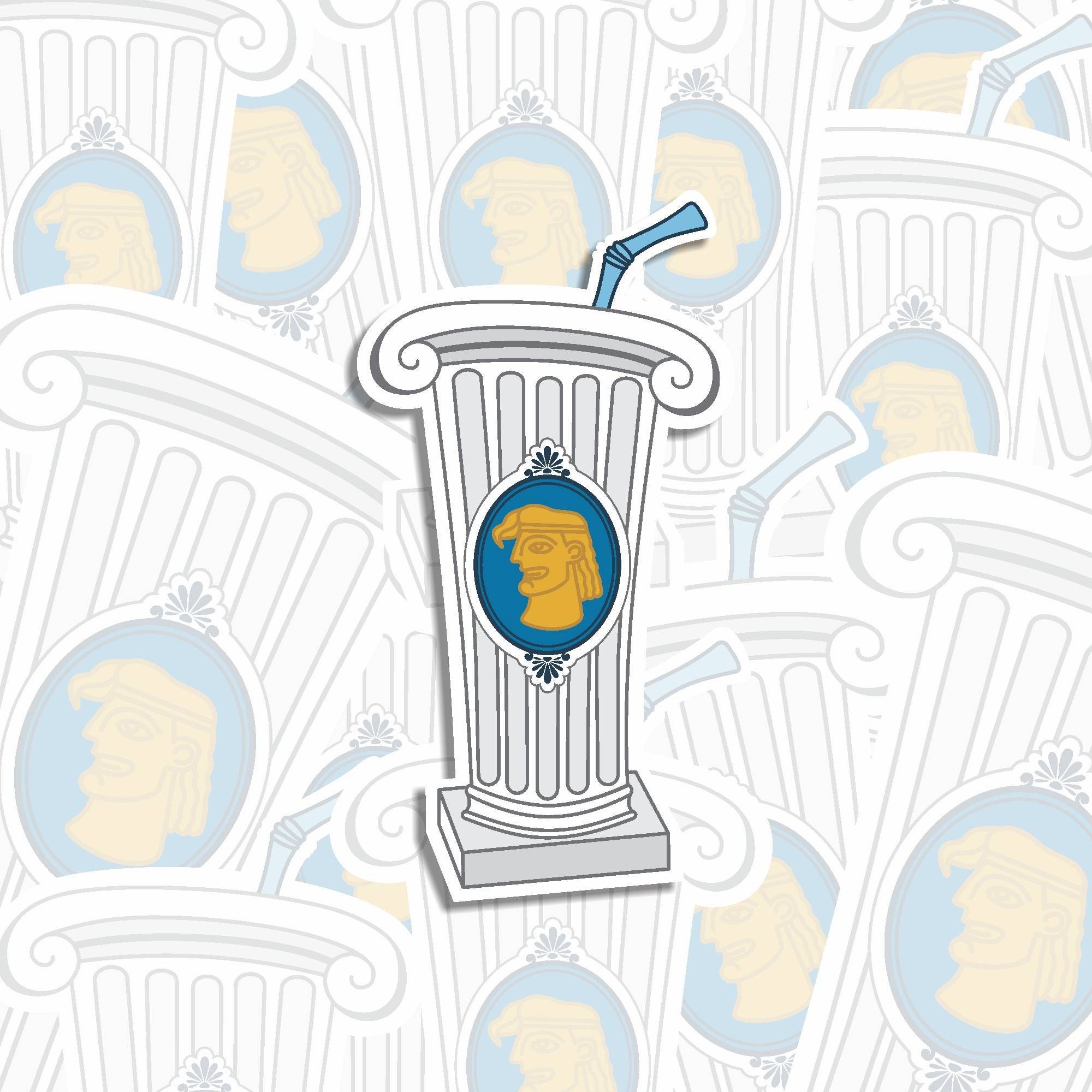 Herculade Cup Waterproof Vinyl Sticker - Etsy UK