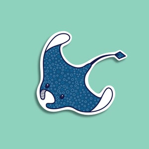 Blue Ray Waterproof Vinyl Sticker - Etsy