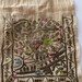 19th C Antique Ottoman Turkish Gold Metallic Hand Embroidered Linen ...