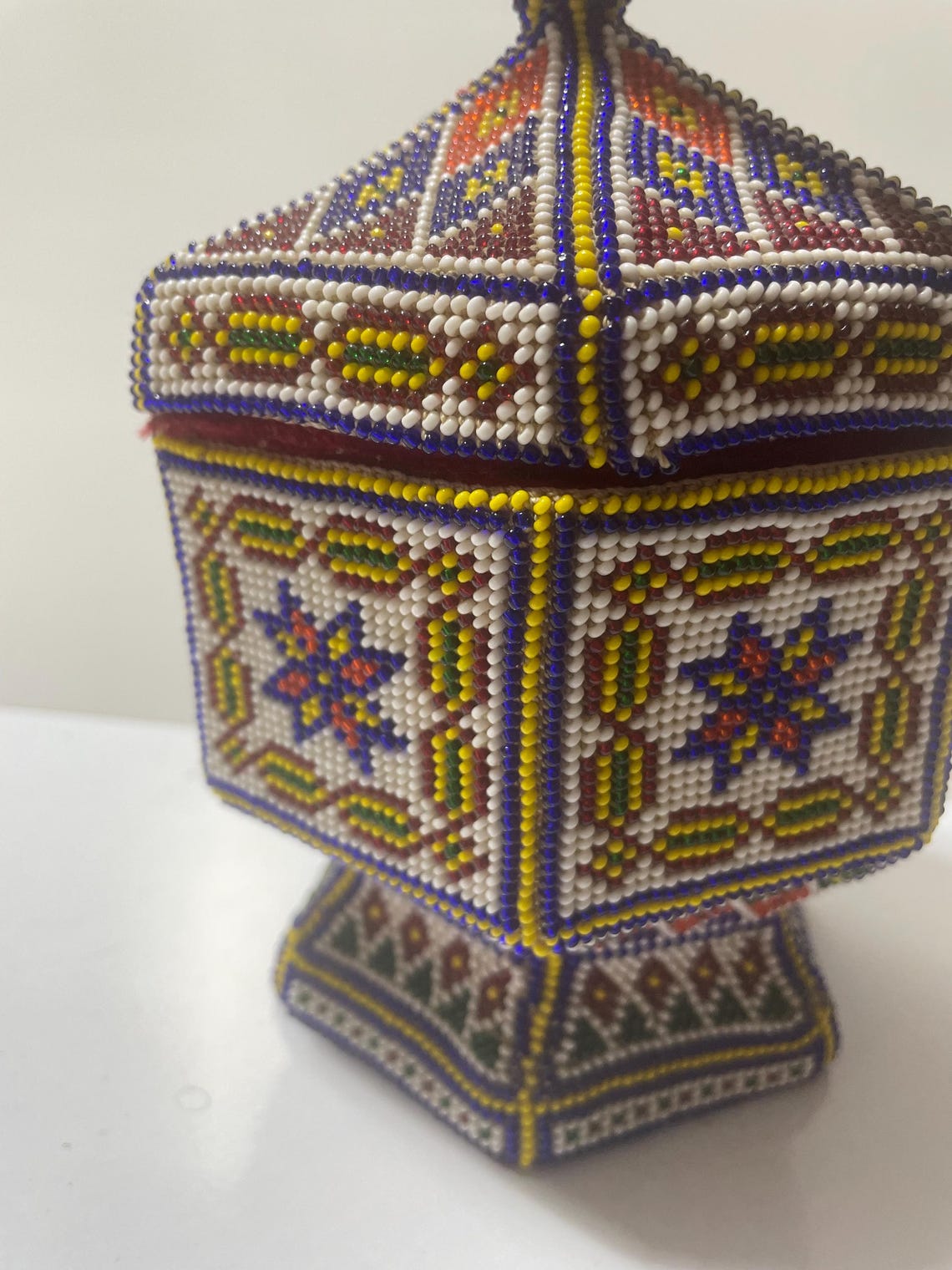 1950's Vintage Turkish Prisoner's Art Hand Beaded Box - Etsy