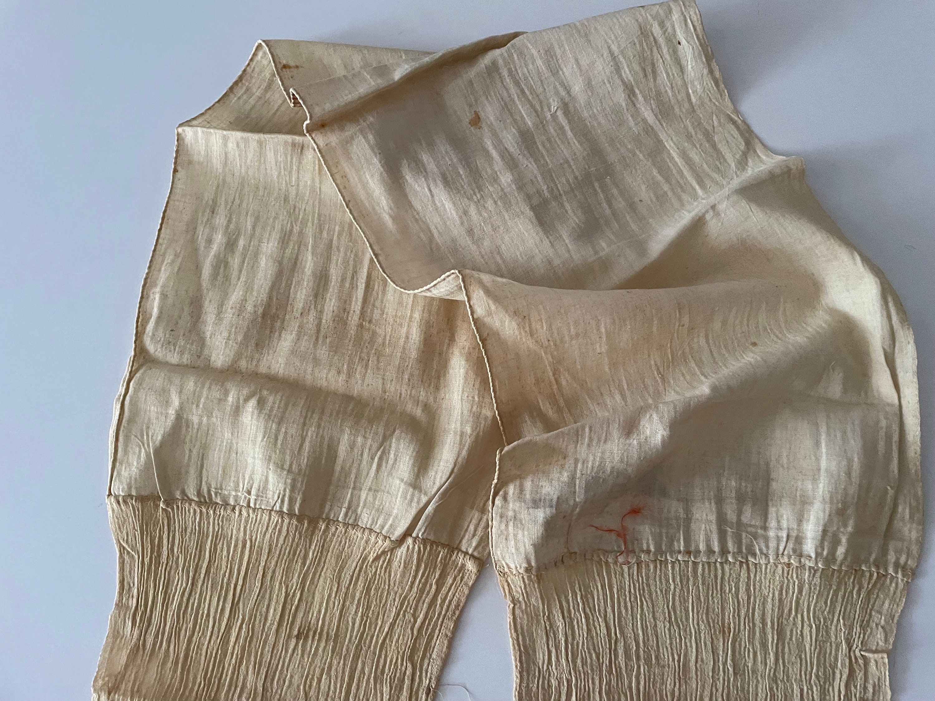 19th C Antique Ottoman Turkish Gold Metallic Hand Embroidered Linen ...