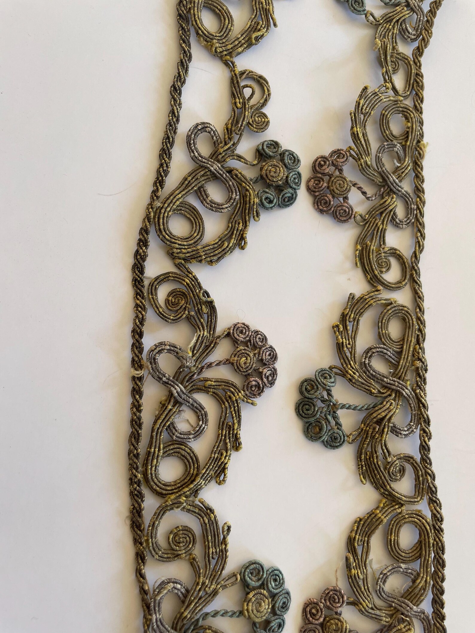 Rare 18th Century Antique Ottoman Turkish Needle Lace Trim Braid ...