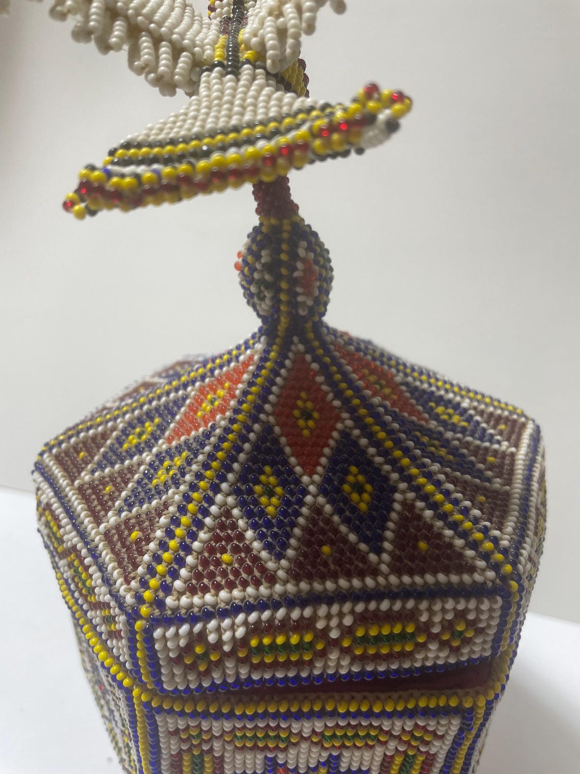 1950's Vintage Turkish Prisoner's Art Hand Beaded Box - Etsy
