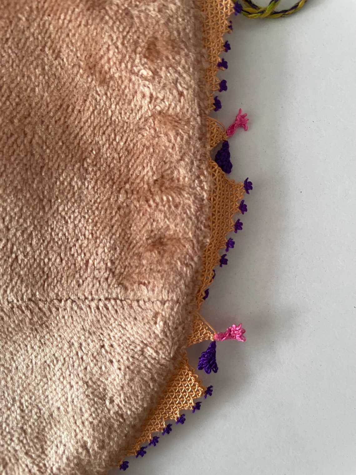 Antique Ottoman Turkish Hand Loomed Velvet Pouch Decorated Silk Needle ...