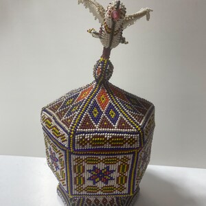 1950's Vintage Turkish Prisoner's Art Hand Beaded Box - Etsy